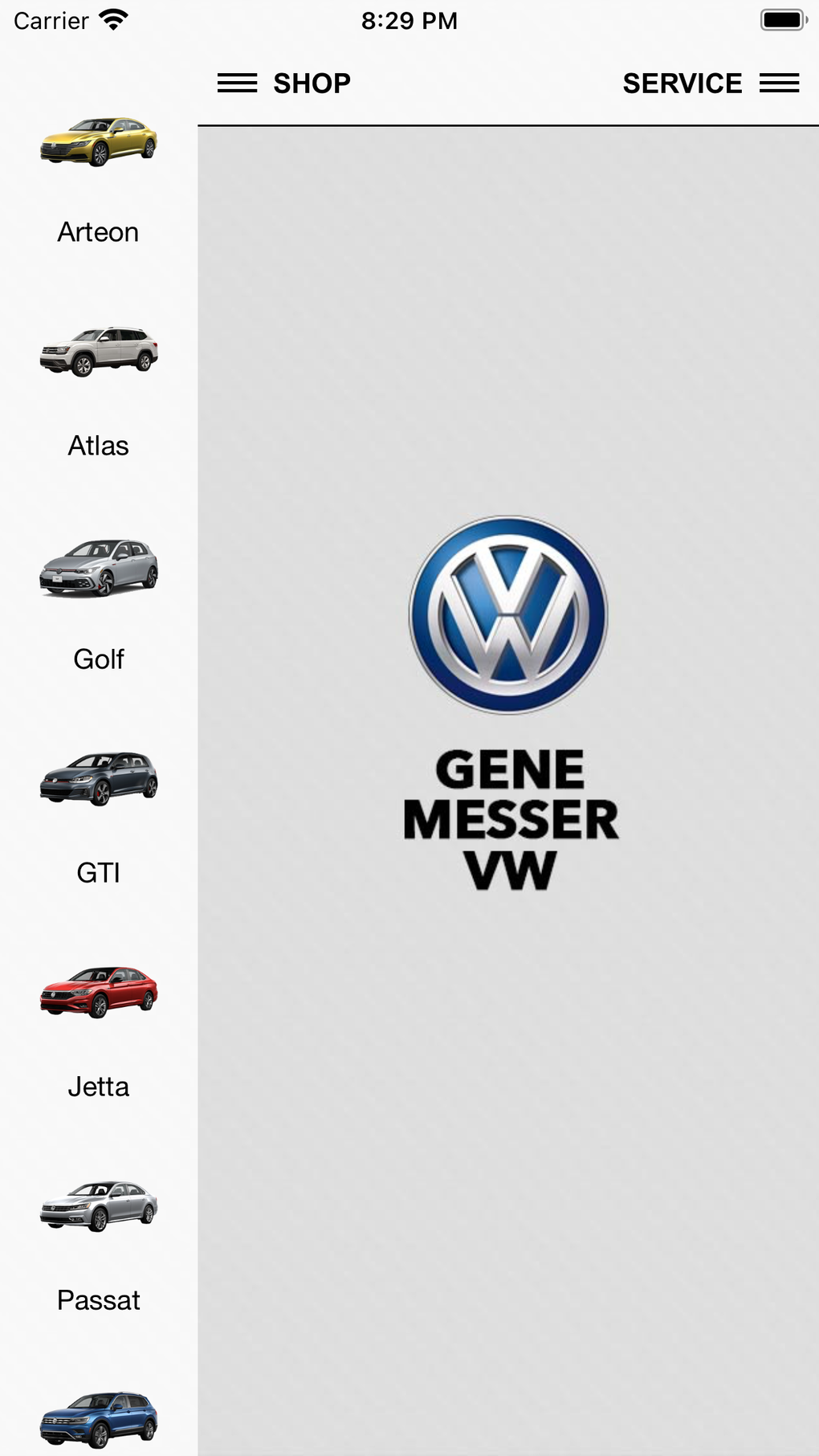 Gene Messer Volkswagen for iPhone - Download