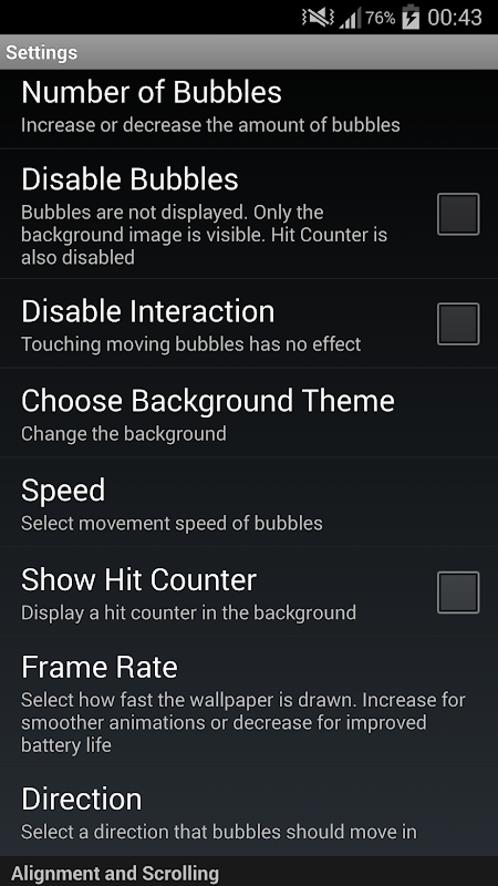 Colorful Bubble Live Wallpaper APK per Android - Download