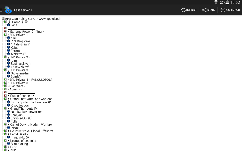 TS3 Viewer for TeamSpeak 3 APK per Android - Download