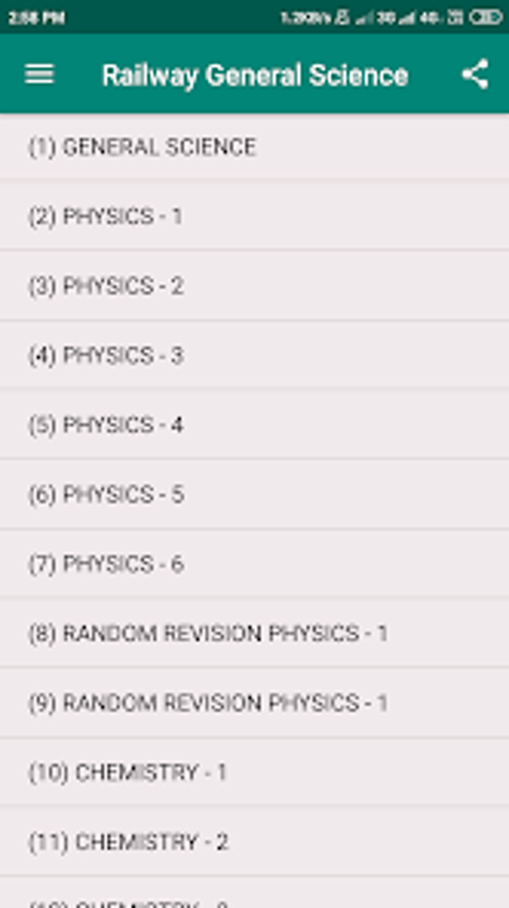 Railway General Science in Hin für Android - Download