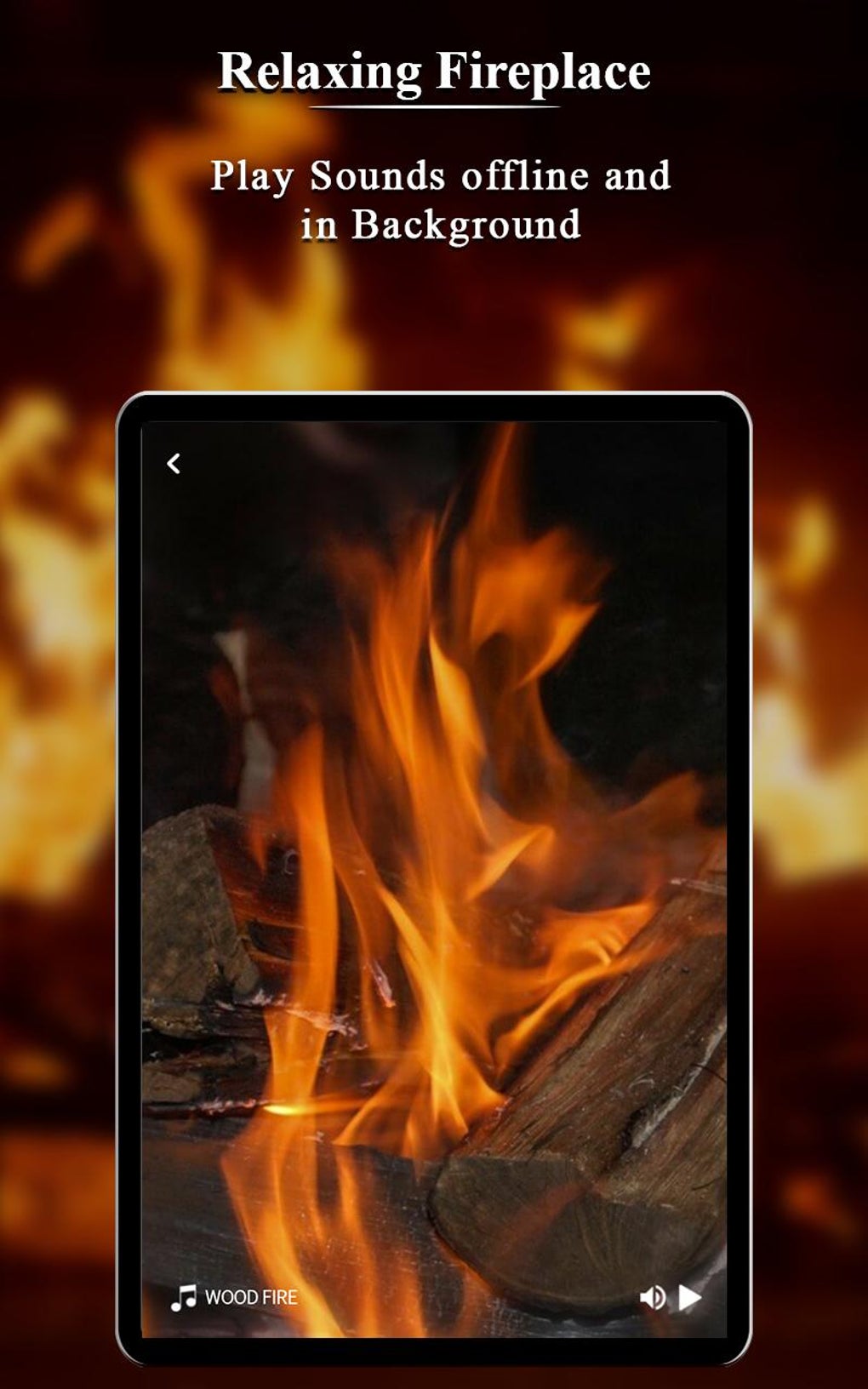 Fireplace with Crackling Fire for Android - Download