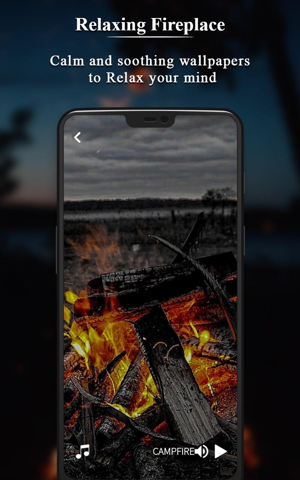 Fireplace with Crackling Fire for Android - Download