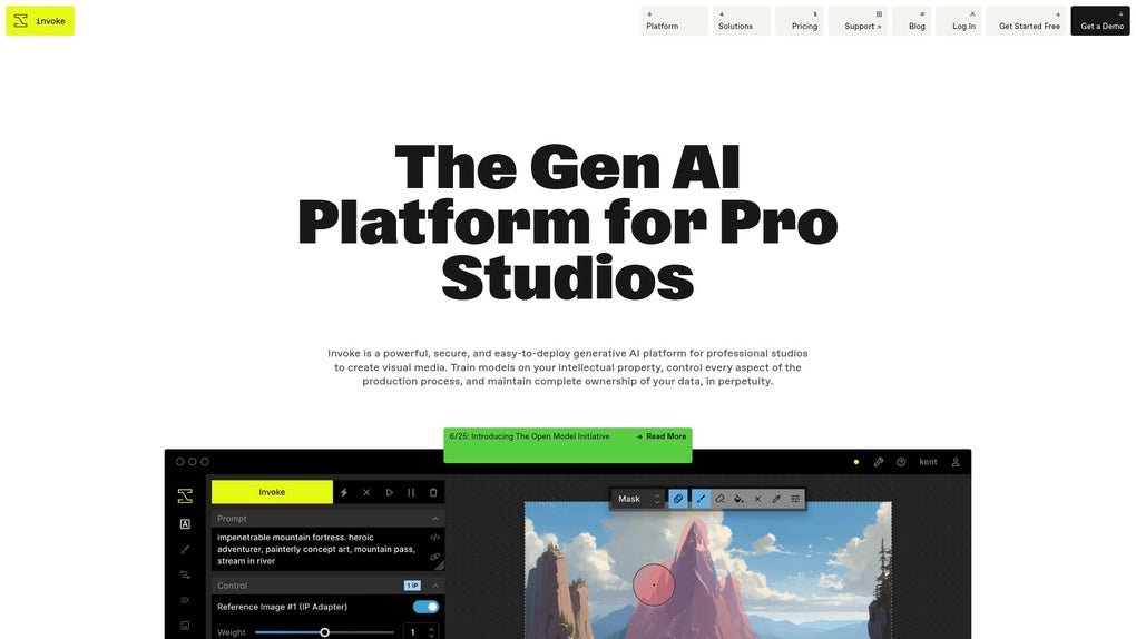 Invoke สำหรับ AI สร้าง & ตัดต่อวิดีโอ: รีวิว, คุณสมบัติและการใช้งาน