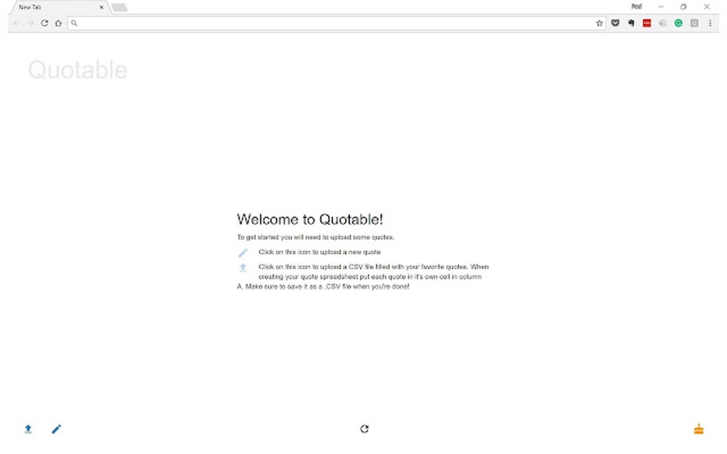 Quotable pour Google Chrome - Extension Télécharger