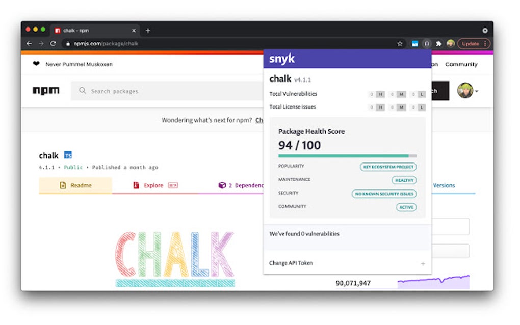 Snyk for Google Chrome - Extension Download