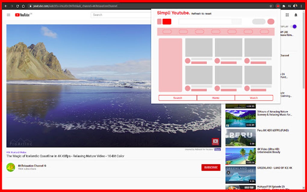 Simpli Youtube for Google Chrome - Extension Download