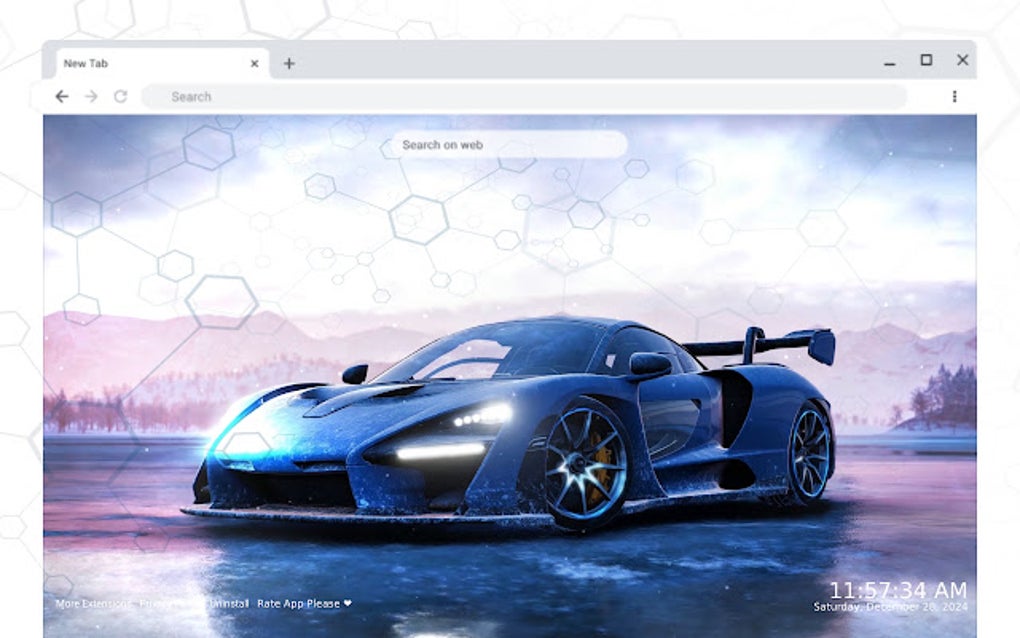 Mclaren Senna Forza Horizon 4 Live Wallpaper pour Google Chrome - Extension Télécharger