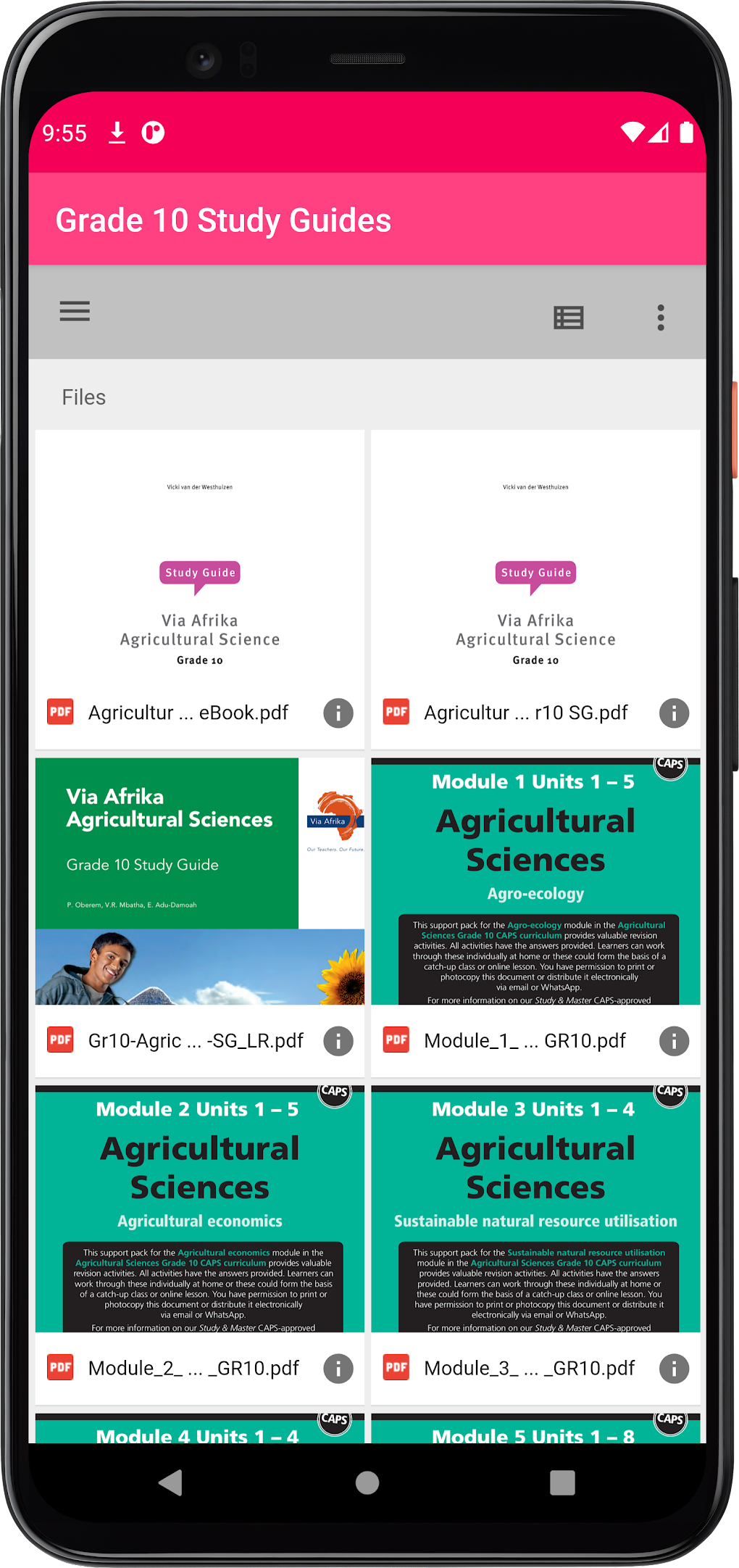 Grade 10 Study Guides for Android - Download