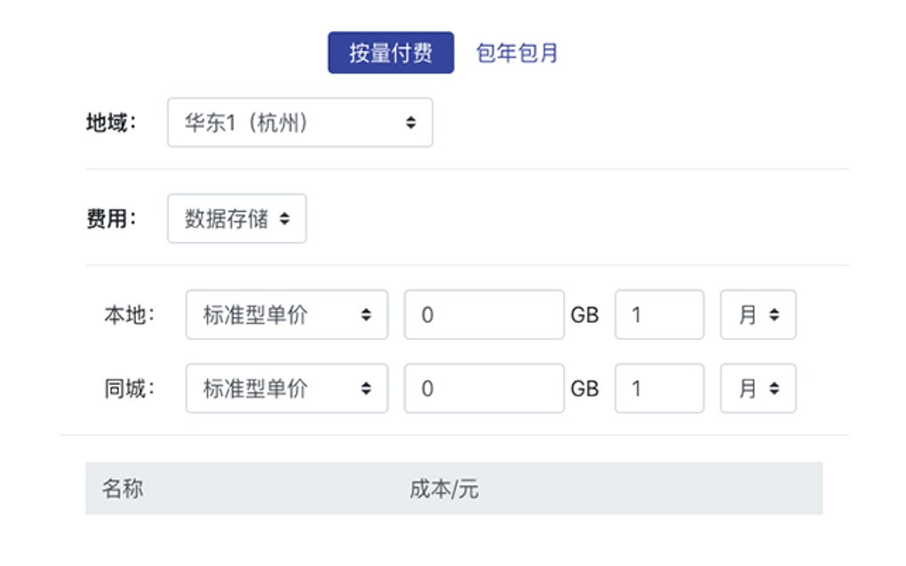 阿里云oss计算器 for Google Chrome - Extension Download