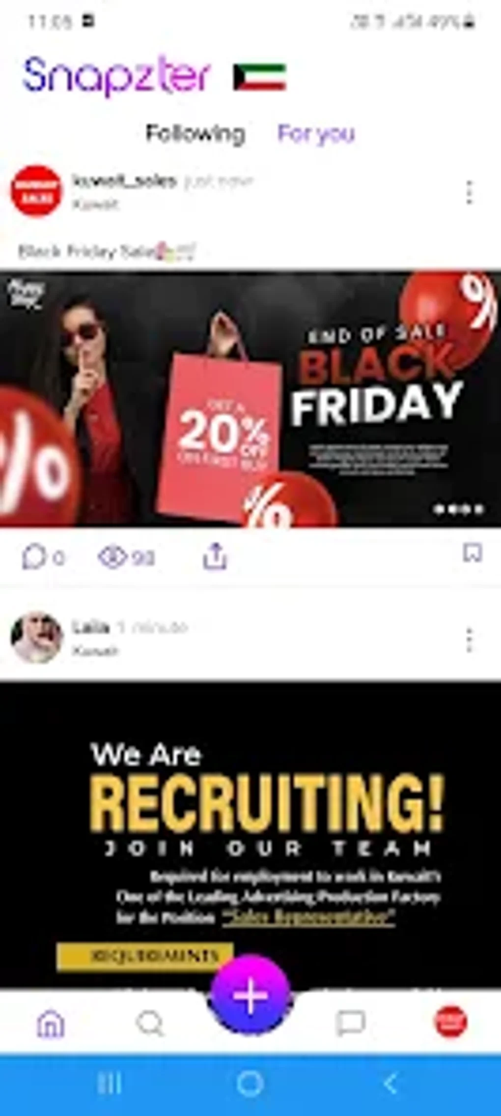 Snapzter - Local Social App for Android - Download