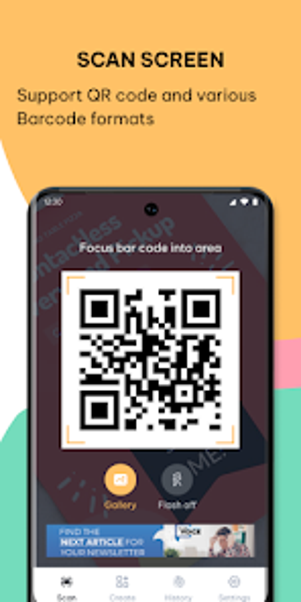 QR Scanner and Barcode Reader สำหรับ Android - ดาวน์โหลด