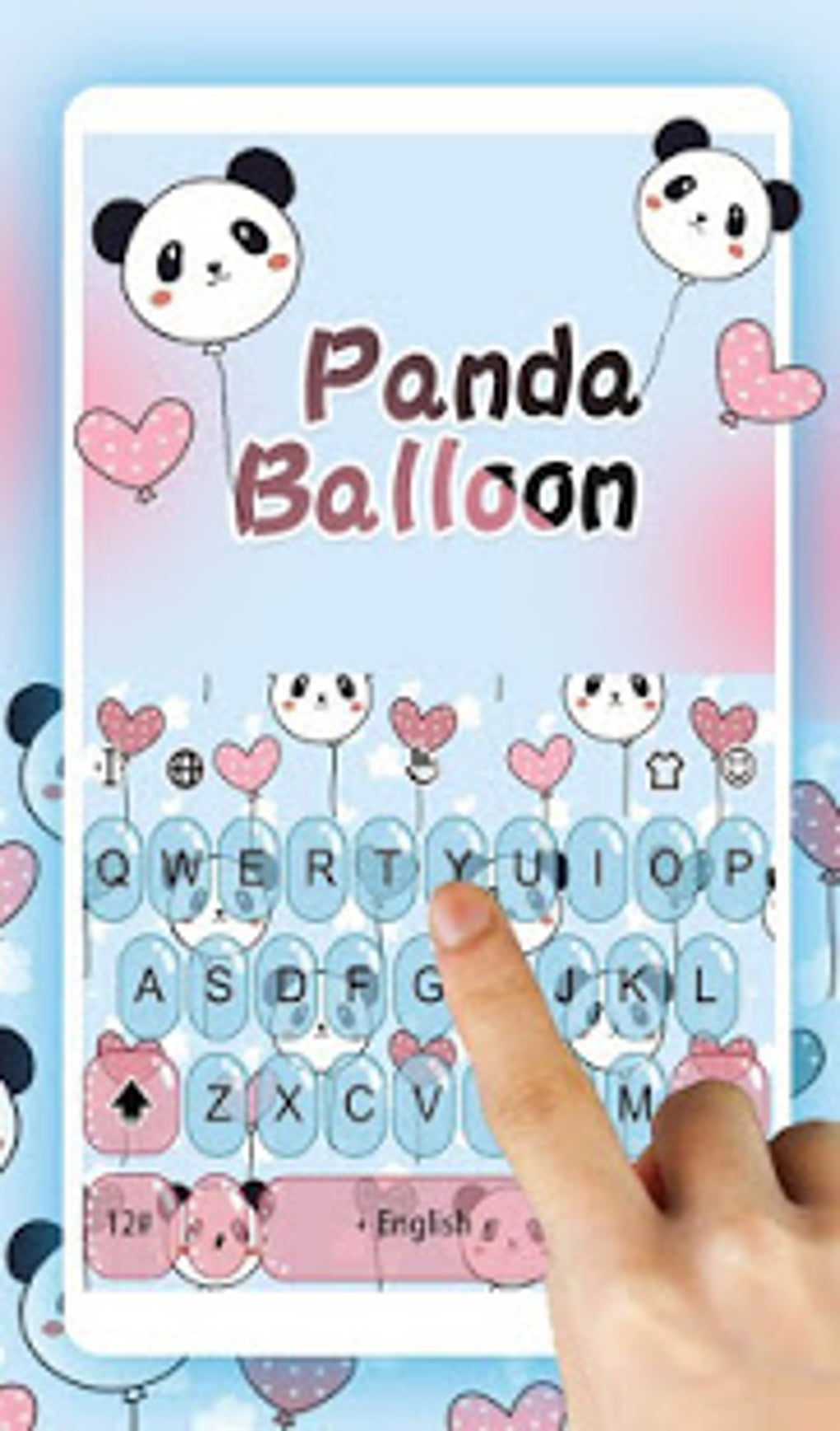 Panda Balloon Keyboard Theme para Android - Descargar