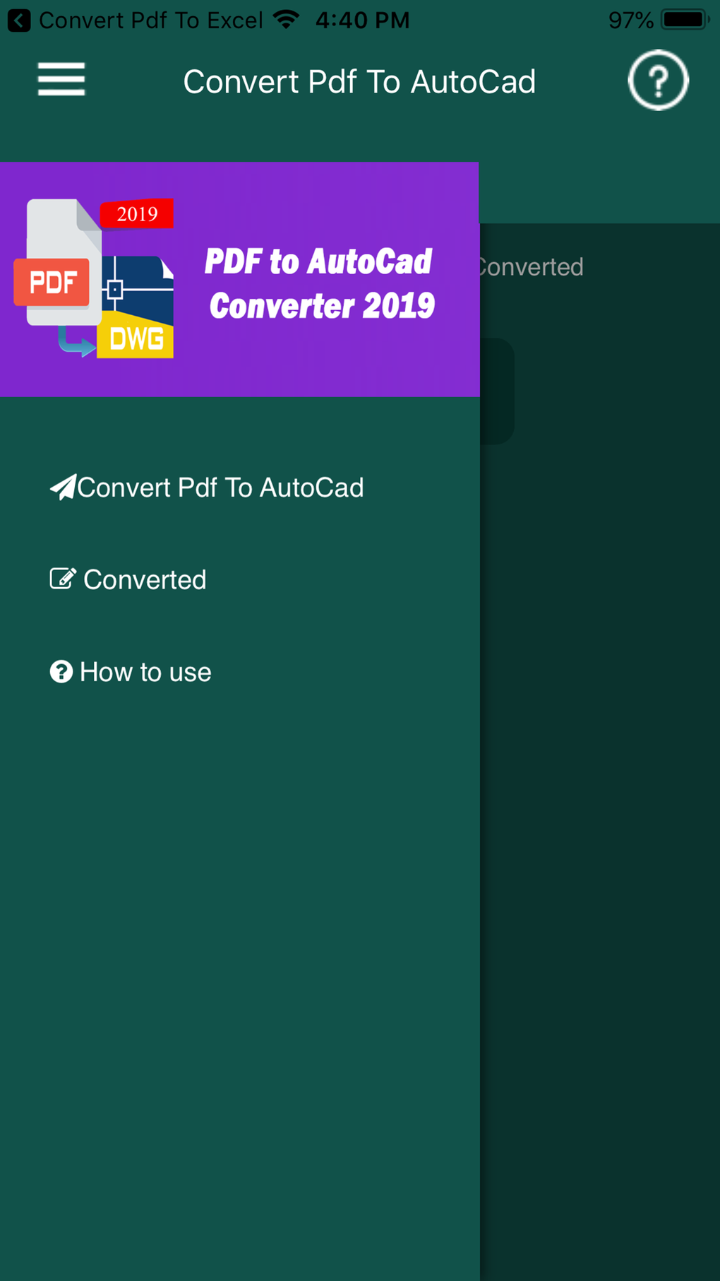 Convert PDF To AutoCad IPhone 