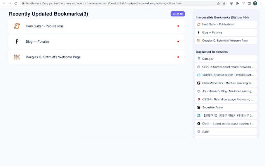 Bookmarks Monitor para Google Chrome - Extensión Descargar