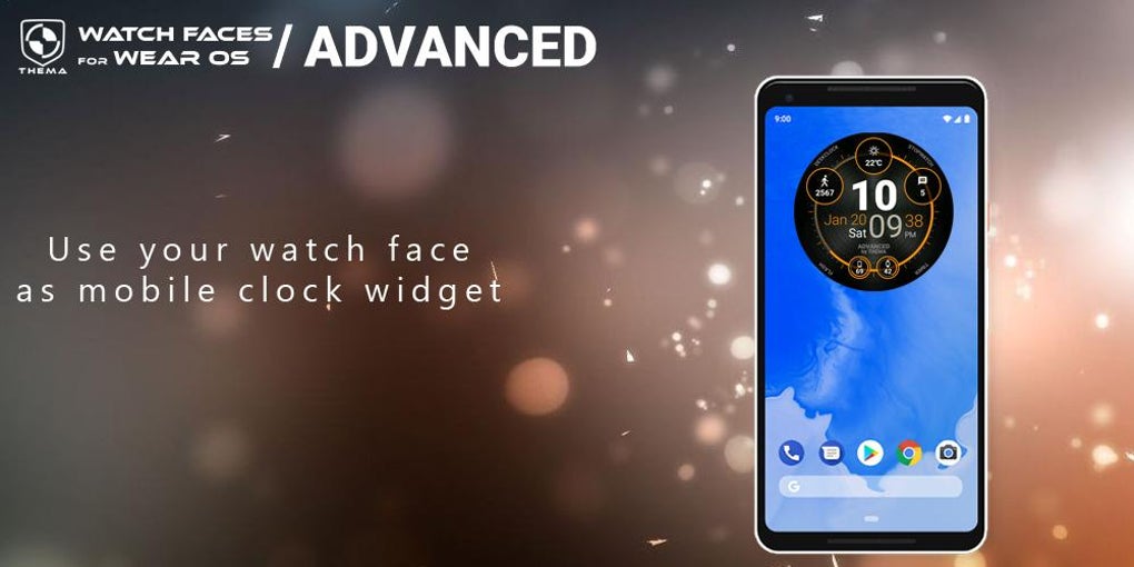 Advanced Watch Face Clock Widget APK for Android - Download
