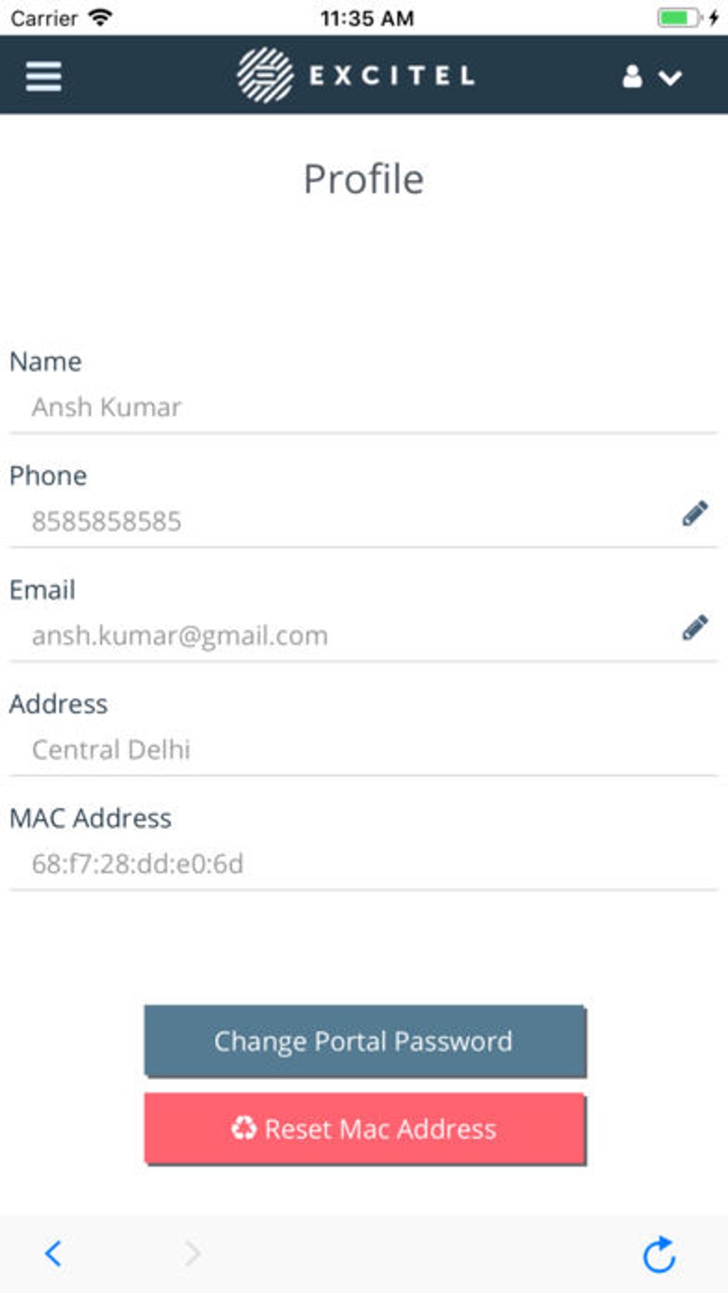 my Excitel for iPhone - Download