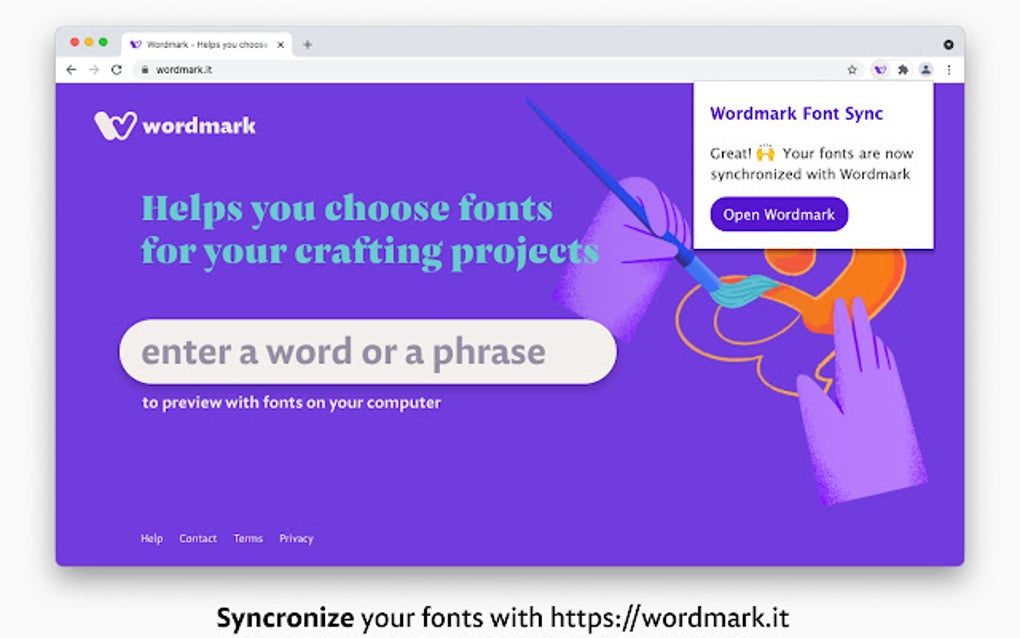 Wordmark.it Extension para Google Chrome - Extensión Descargar