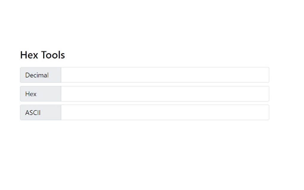 Hex Tools for Google Chrome - Extension Download