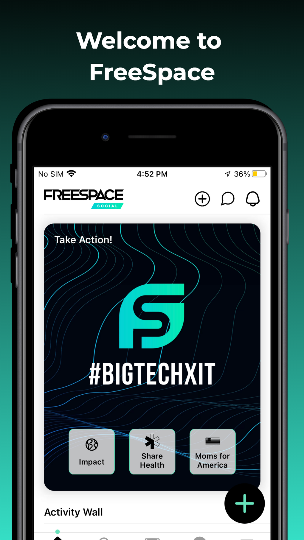FreeSpace Social para iPhone - Descargar