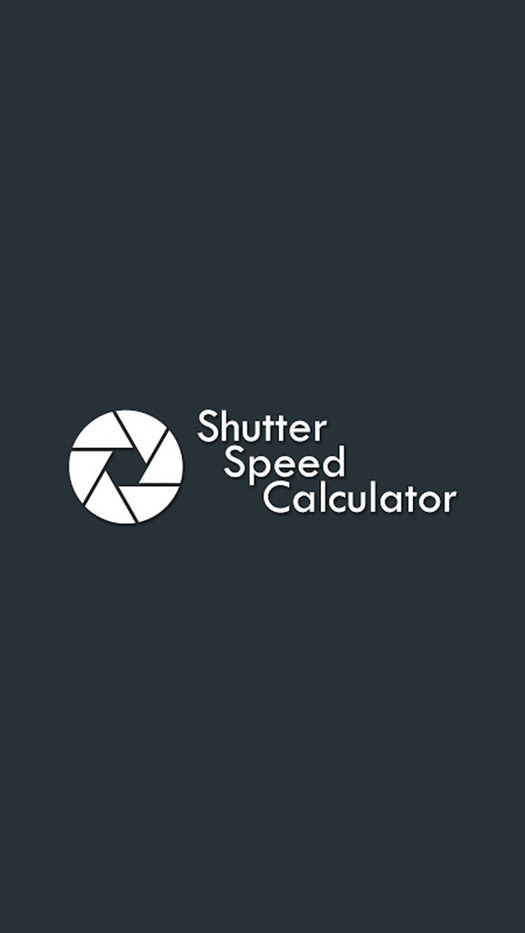 Shutter Speed Calculator APK for Android - Download