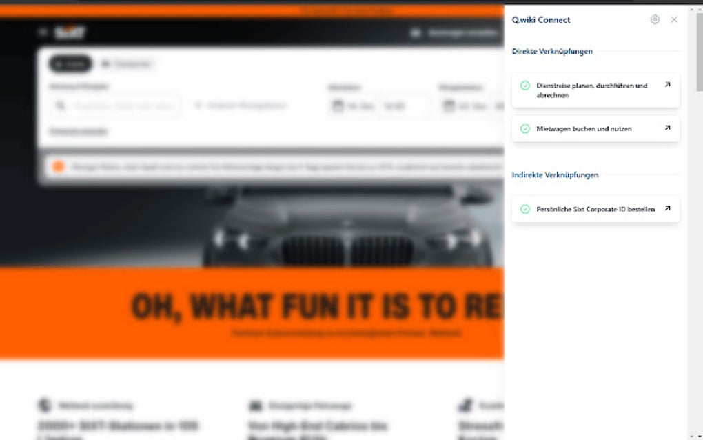 Q.wiki Connect para Google Chrome - Extensión Descargar