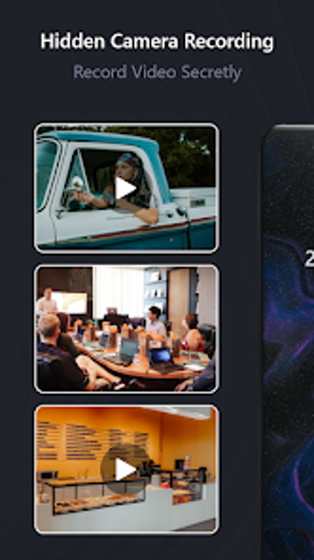 Hidden Camera Video Recorder para Android - Descargar