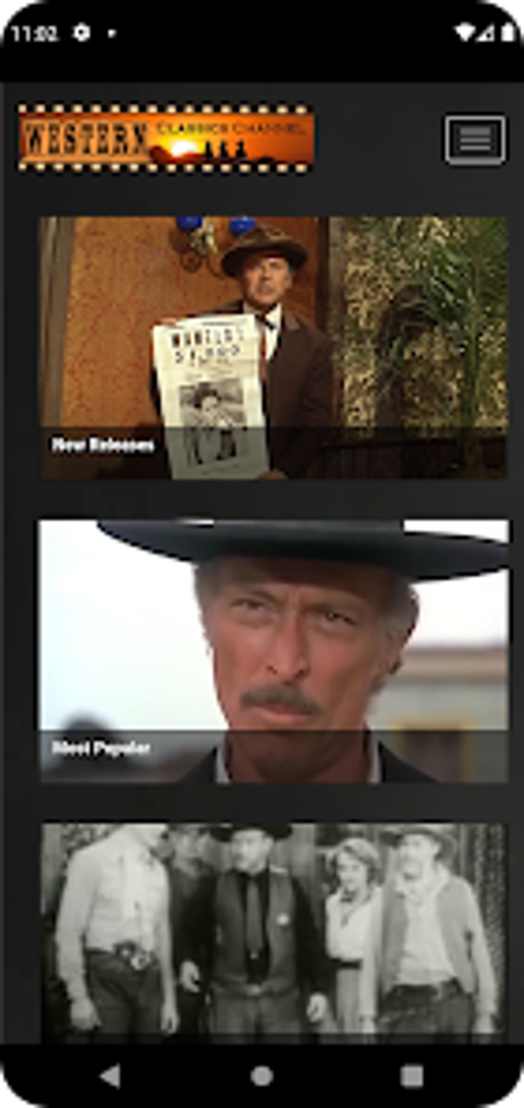 Western Movie Classics Channel for Android - Download