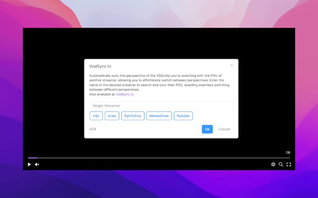 VodSync.tv - Twitch Player Extension for Google Chrome - Extension Download