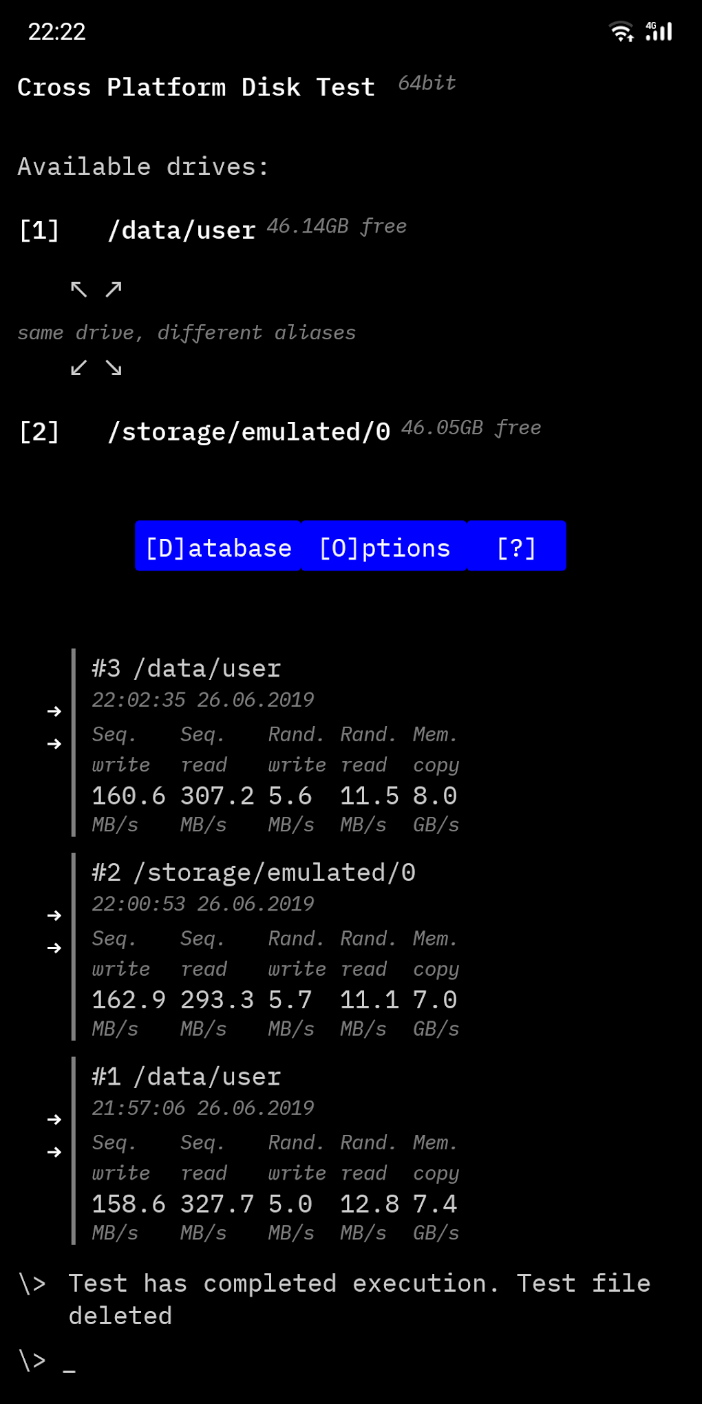 CPDT BenchmarkStorage memory APK para Android - Descargar