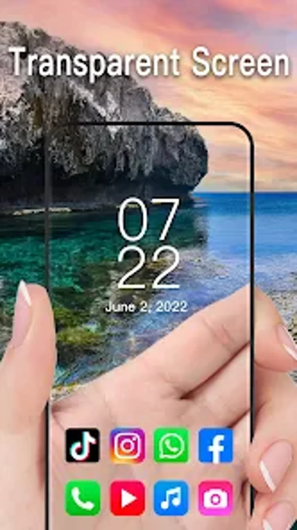 Transparent Live Wallpaper für Android - Download