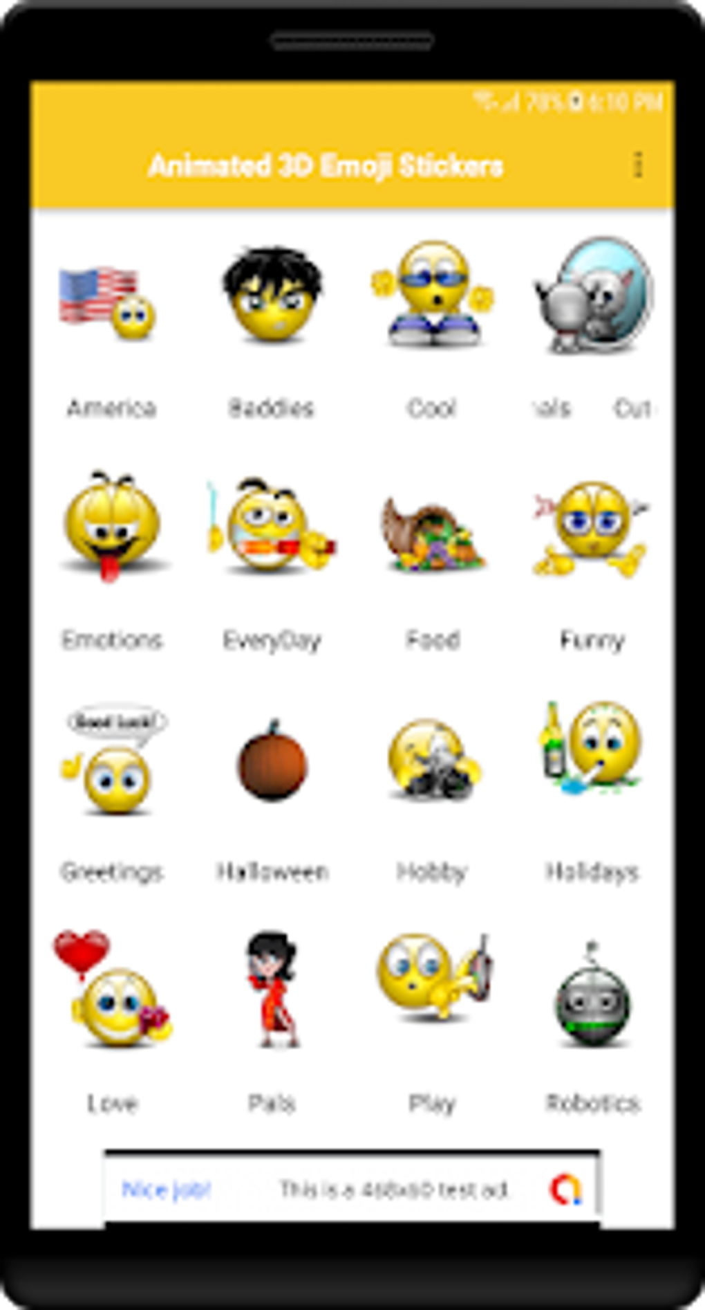 Animated 3D Emoji Stickers APK for Android - Download