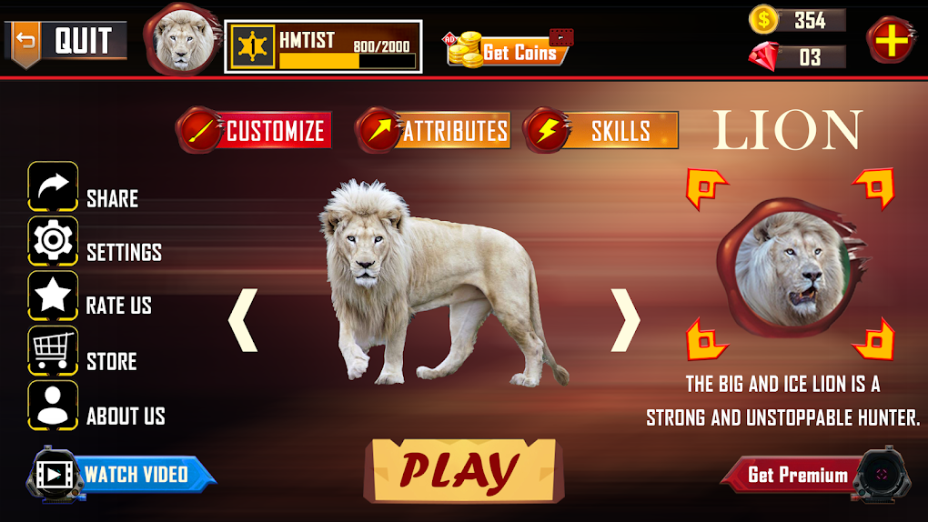 Lion Family Games Simulator para Android - Descargar