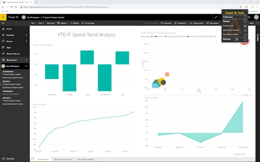 Power BI Report Tools Google Chrome için - Eklenti İndir