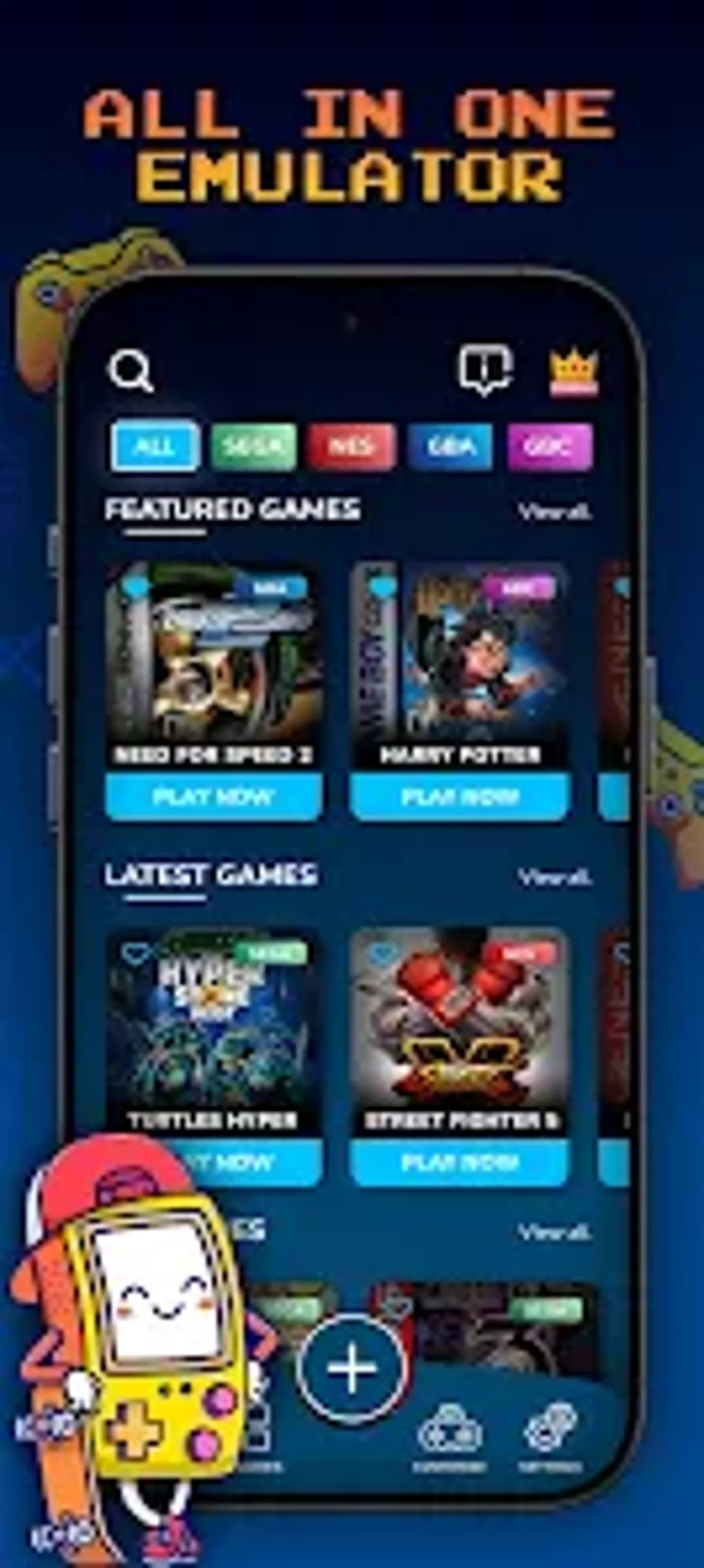 Android 용 All Games Emulator: GBA - 다운로드