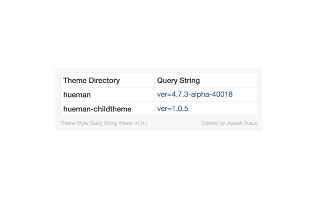 Theme Style Query String Viewer per Google Chrome - Estensione Download