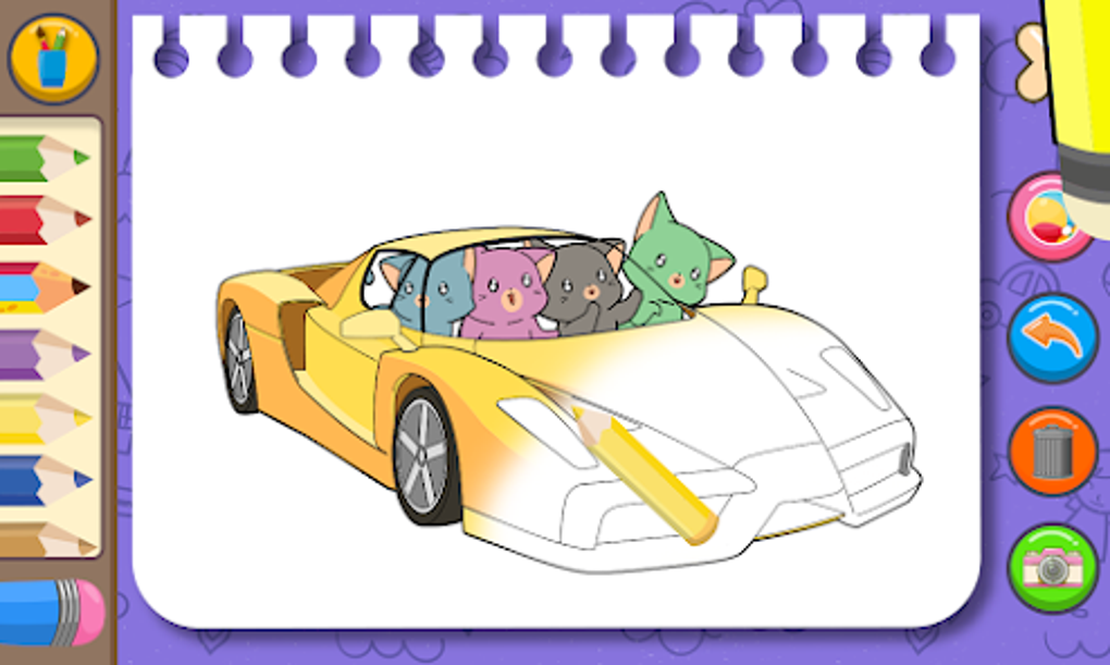 Cute Cat Coloring Pages para Android - Descargar