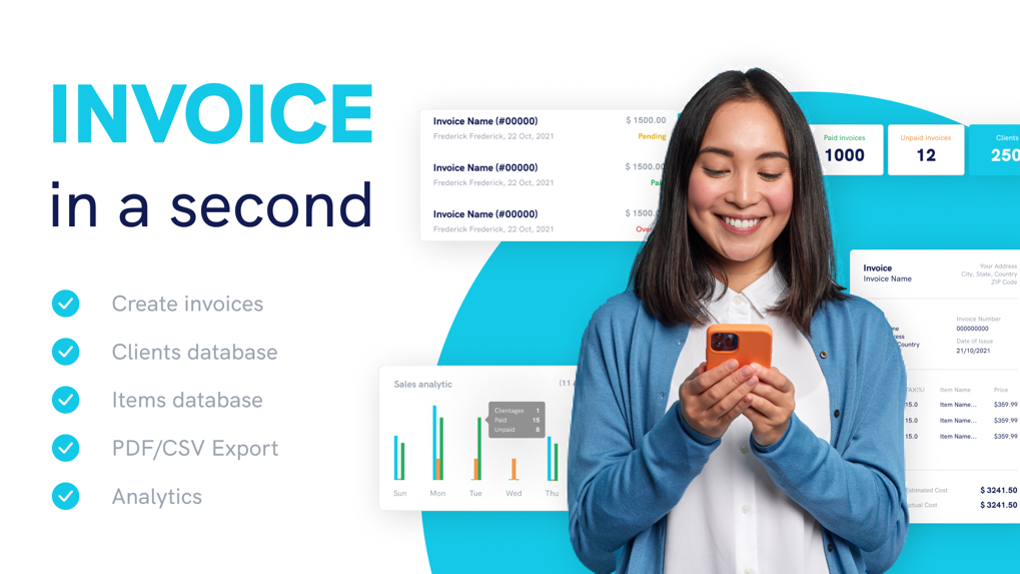 Invoice Maker Scanner para iPhone - Descargar