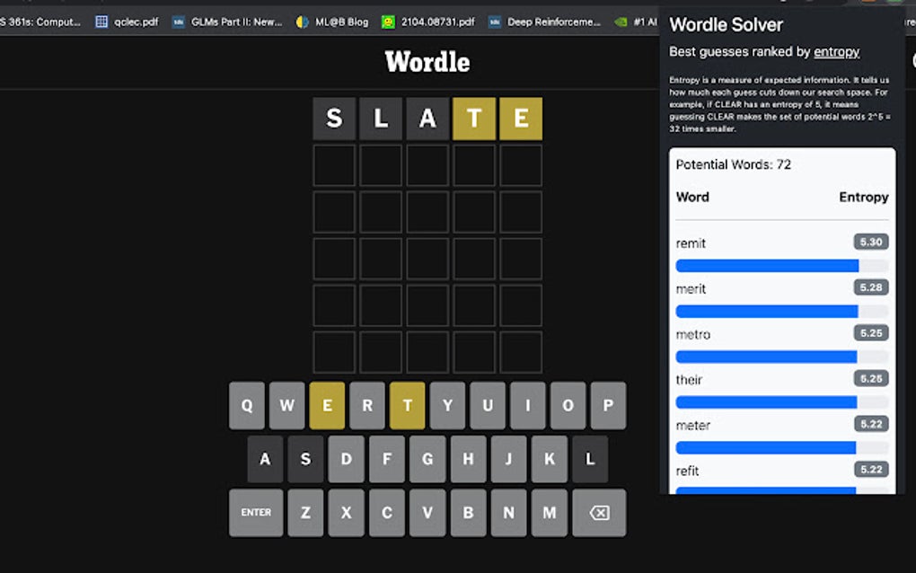 Wordle Solver Google Chrome 용 - 확장 프로그램 다운로드