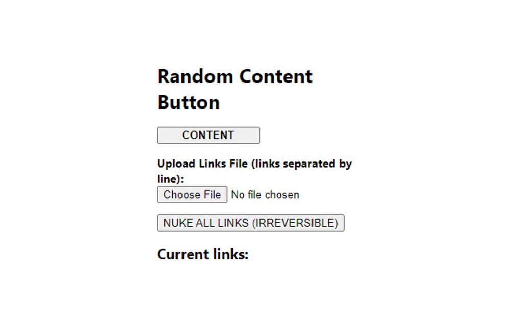 Random Content Button para Google Chrome - Extensión Descargar