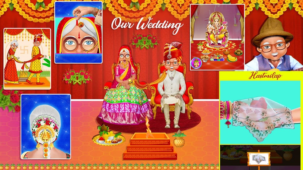 Indian Wedding Grandpa Love Marriage Games APK for Android - Download