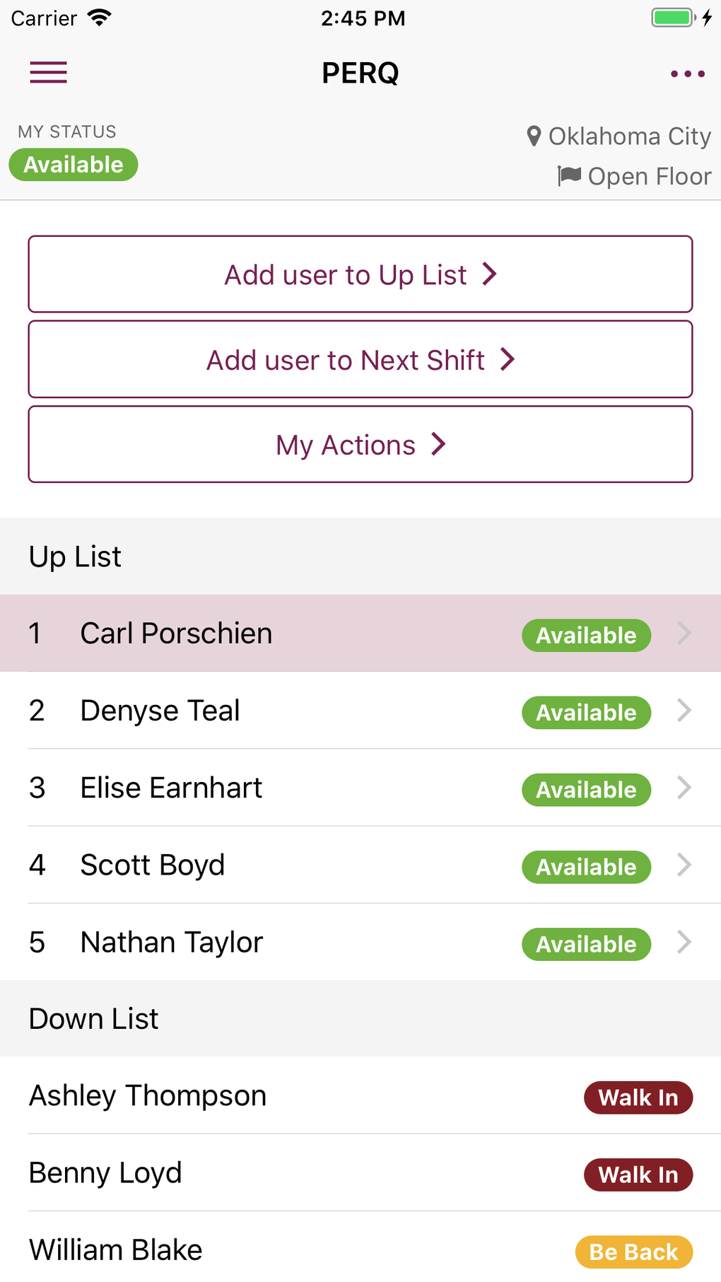PERQ CRM para iPhone - Descargar