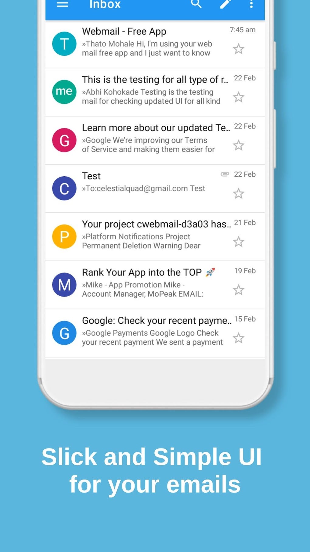 Webmail - App para Android - Descargar