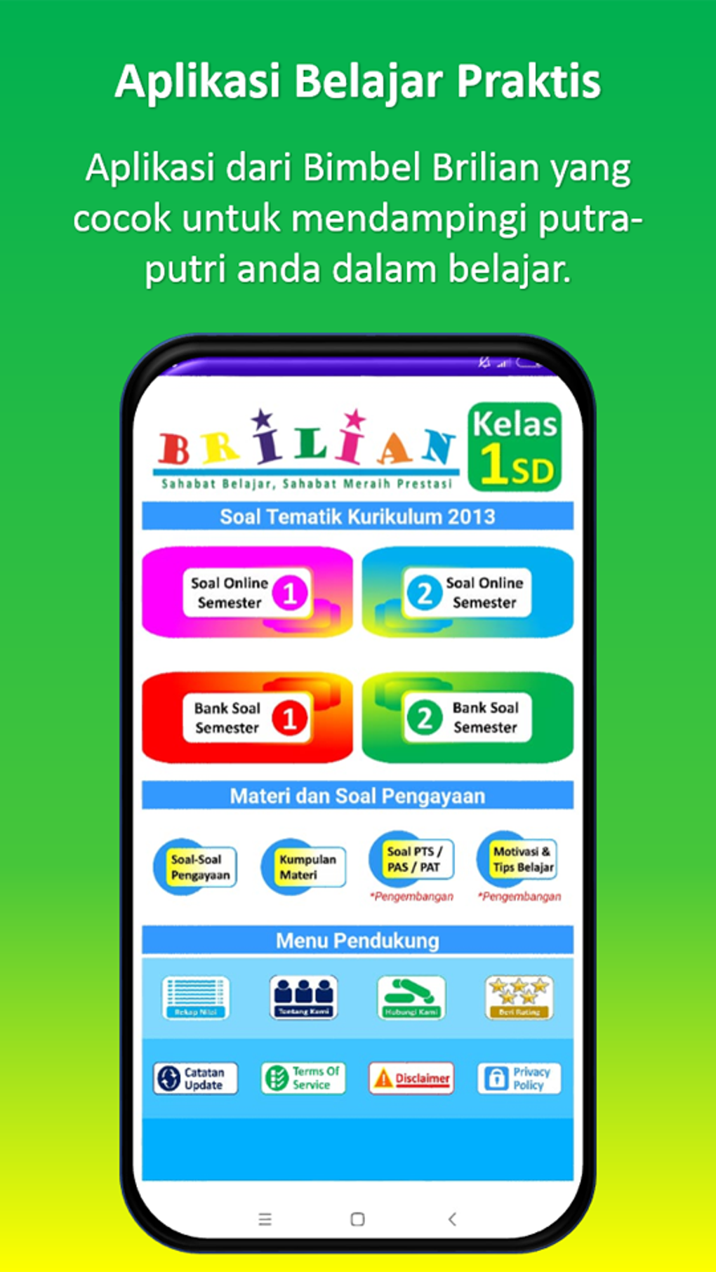 Android için Bimbel Brilian Kelas 1 SD - İndir