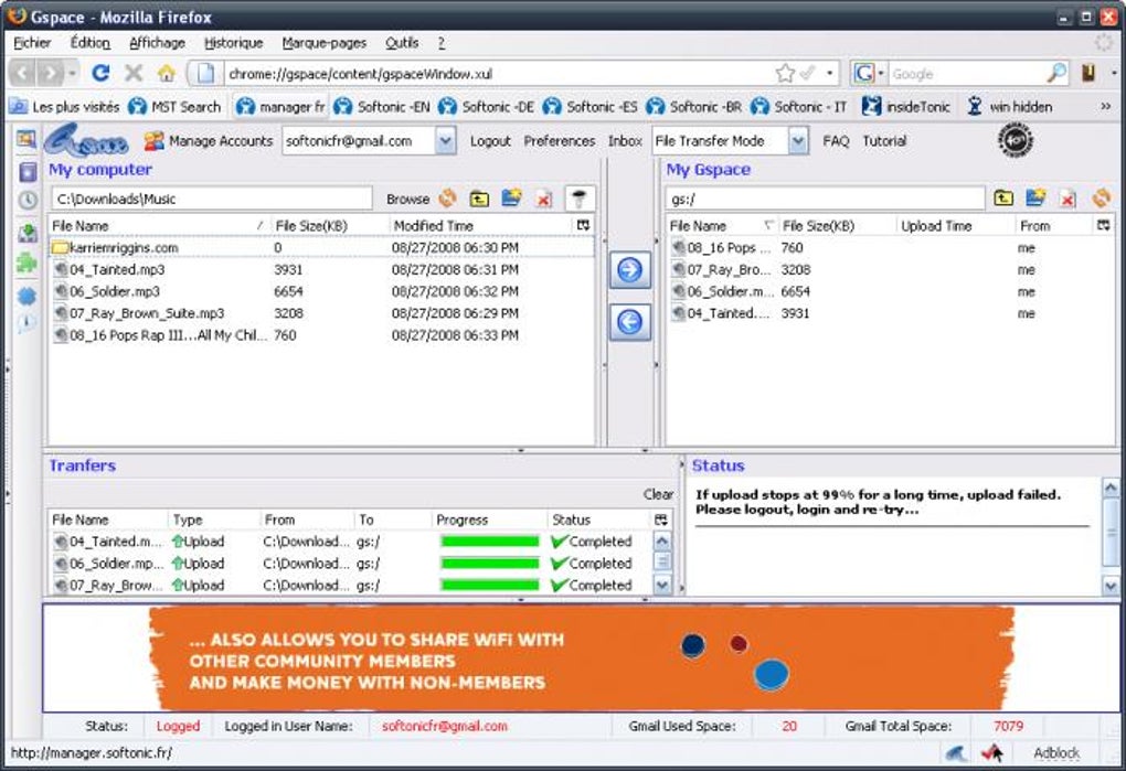 Gspace - Télécharger