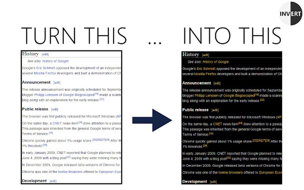 Invert! for Google Chrome - Extension Download