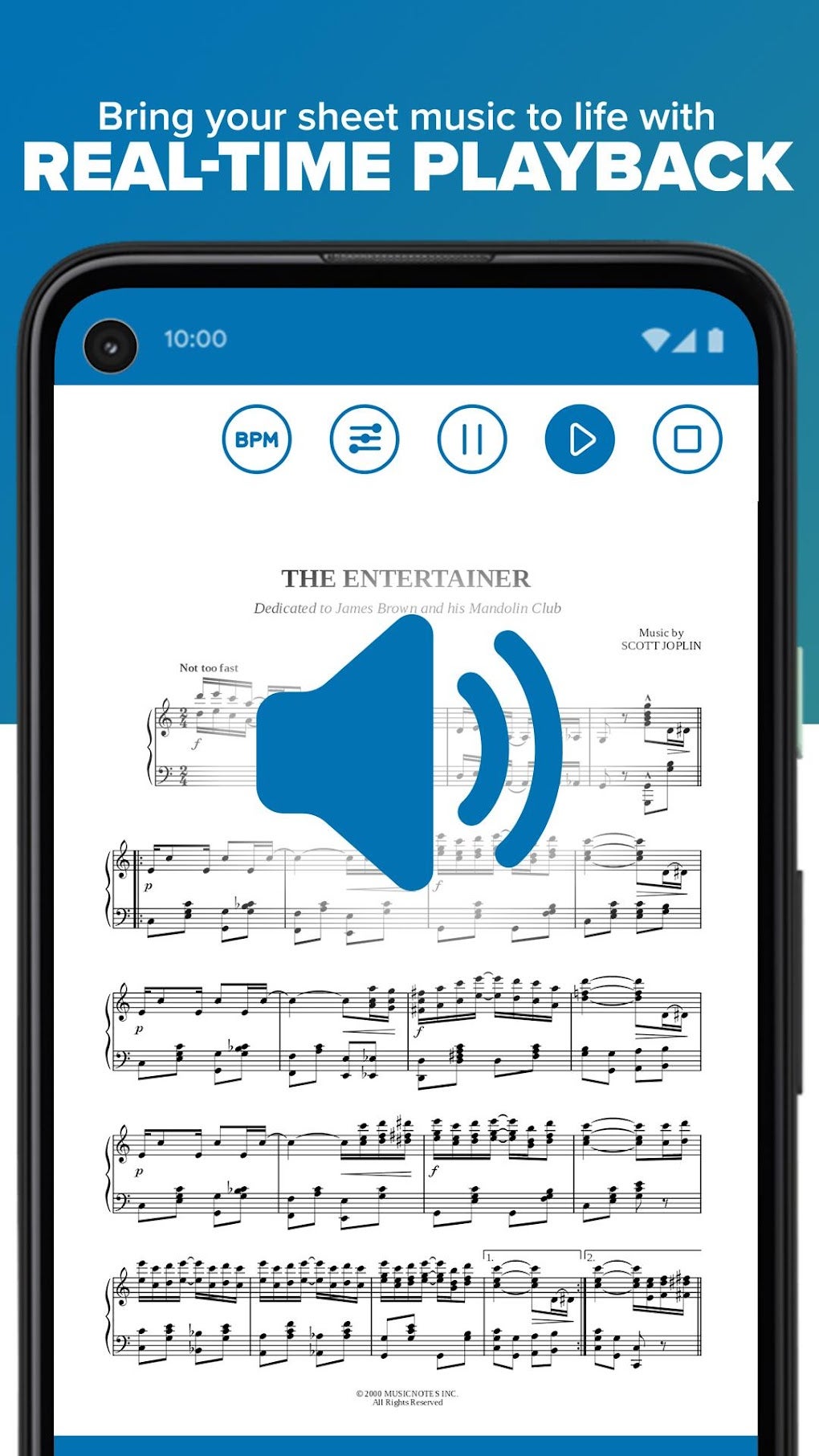 Musicnotes Sheet Music Player für Android - Download