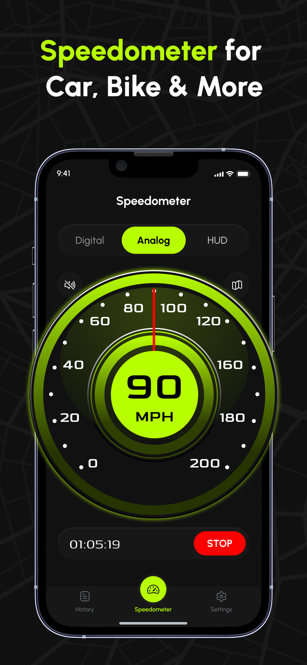 Speedometer: GРS Speed Tracker para iPhone - Descargar