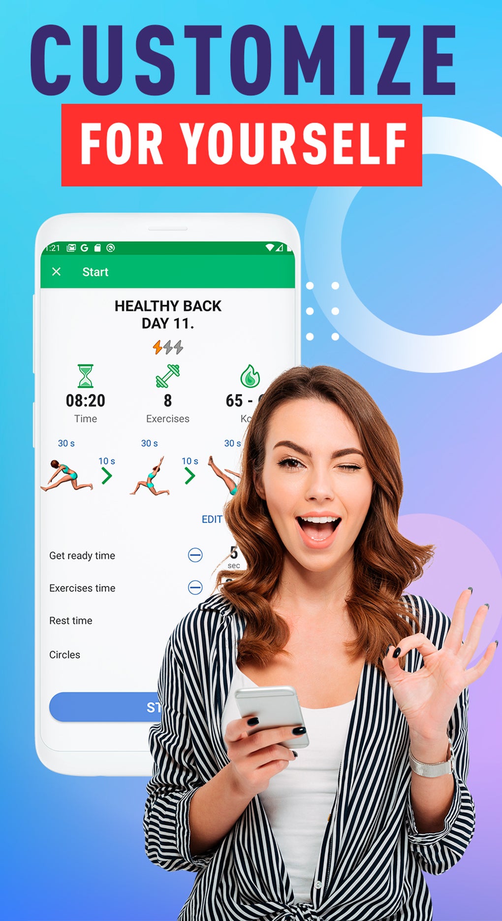 Android için Healthy Spine Straight Posture - Back exercises - İndir
