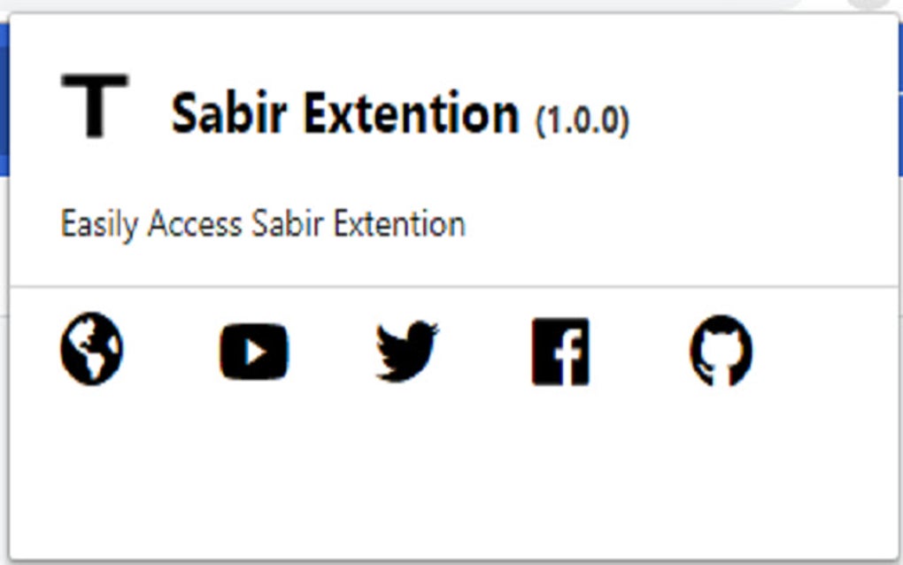 Sabir extention for Google Chrome - Extension Download