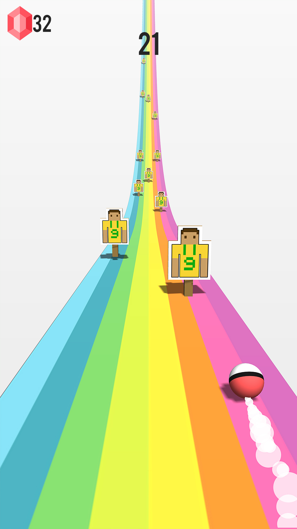 Soccer Road - Color Ball Run for iPhone - Download